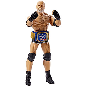 WWE Goldberg Top Picks Elite Collection Action Figure with Universal Championship, 6-inch Posable Collectible Gift for WWE Fans Ages 8 Years Old & Up​