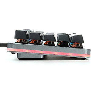 DROP ALT Mechanical Keyboard — 65% (67 Key) Gaming Keyboard, Hot-Swap Switches, Programmable Macros, RGB LED Backlighting, USB-C, Doubleshot PBT, Aluminum Frame (Cherry MX Brown RGB, Gray)