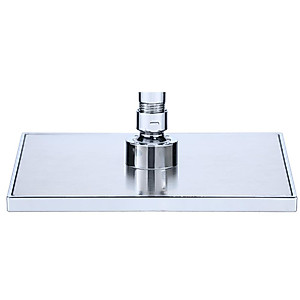 Modern 1-Spray 8 in. Square Raincan Fixed Shower Head in Chrome