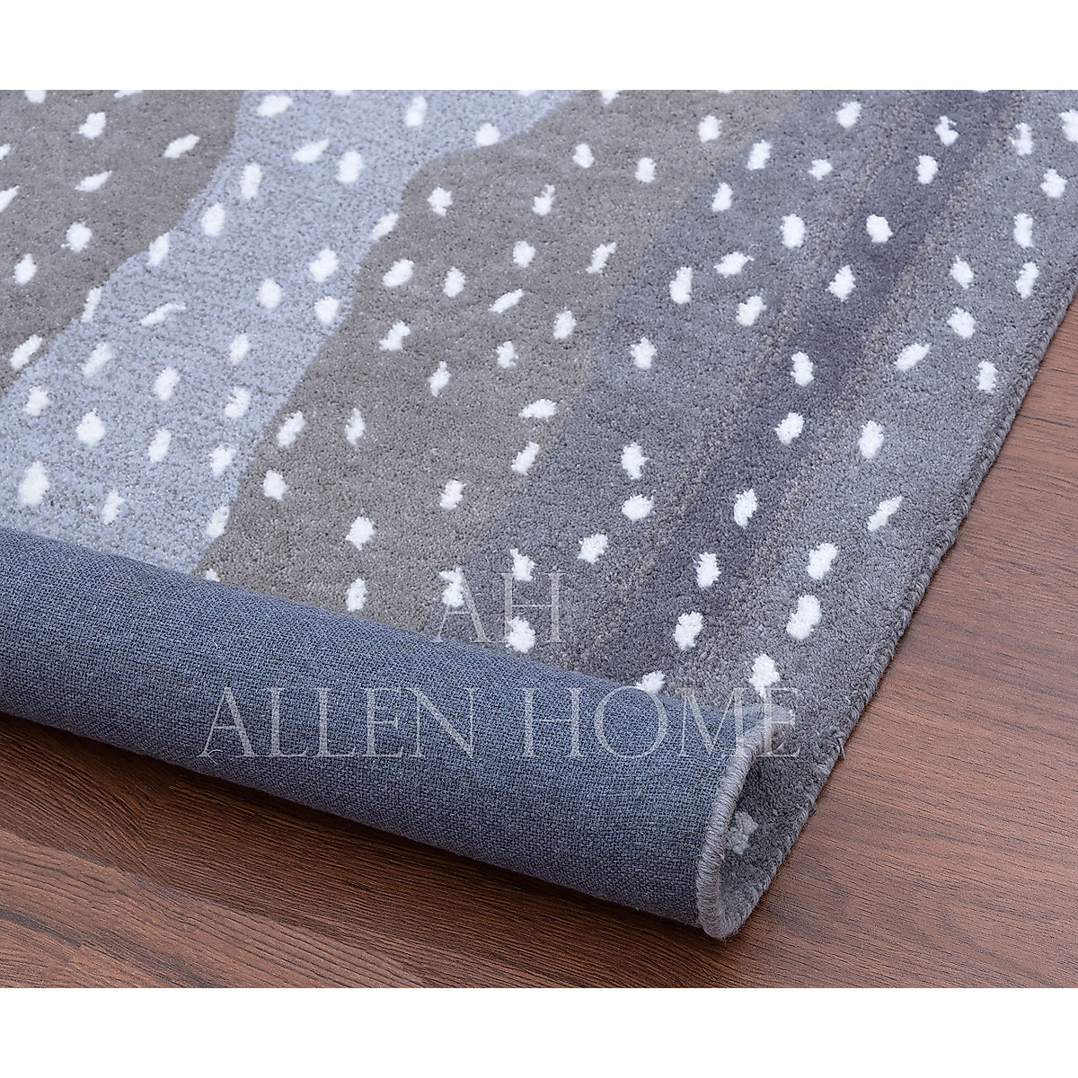 Hand Tufted Traditional Wool Area Rugs by Allen Home | Durable | 100% Wool | Living Room, Dining Room, Bedroom, and Entryway Area Rugs | 8’ x 10’ | Antelope Grey