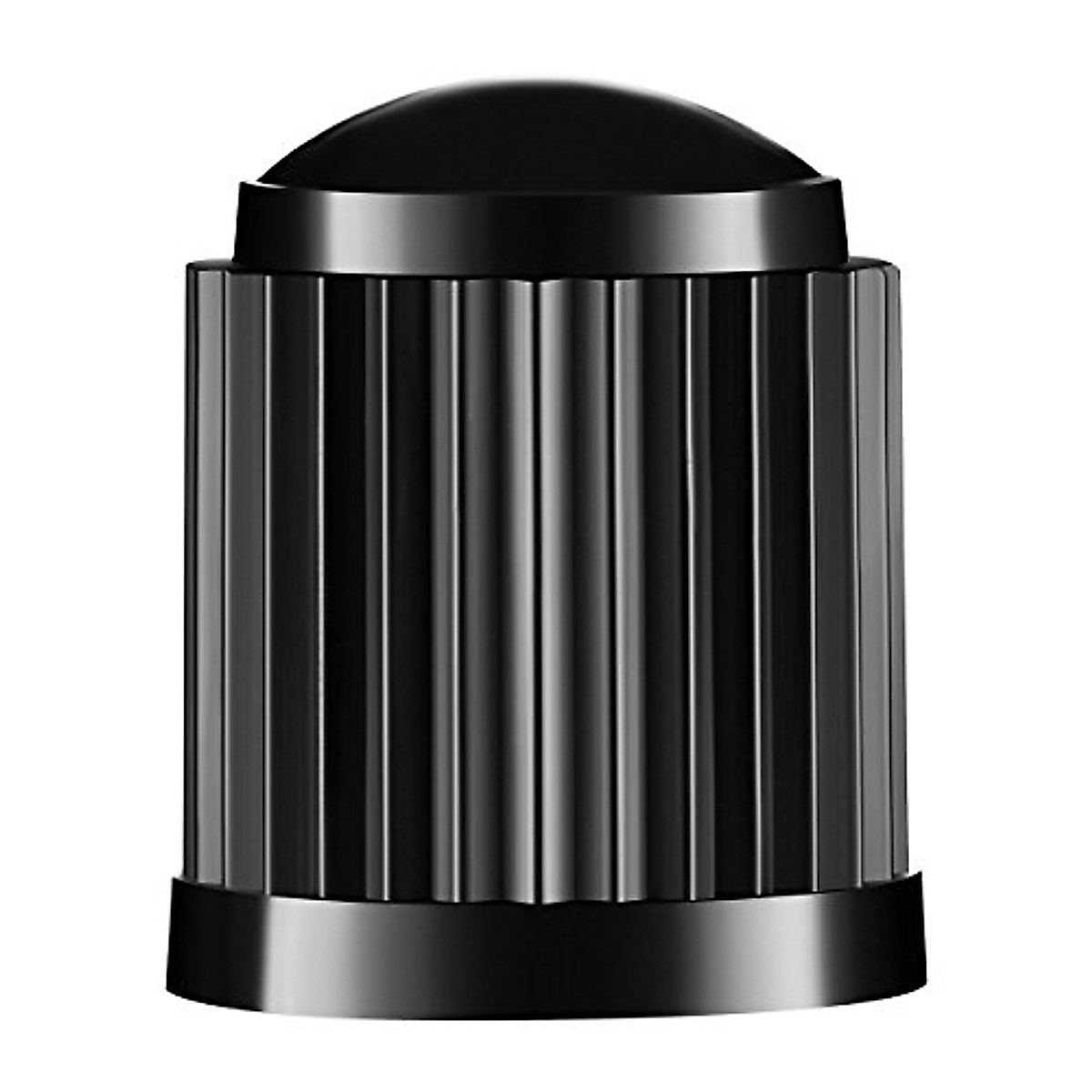 Valve-Loc Tire Valve Caps (25-Pack) Black, Universal Stem Covers for Cars, SUVs, Bike and Bicycle, Trucks, Motorcycles | Heavy-Duty, Airtight Seal | Screw-On, Easy-Grip Use (Black)