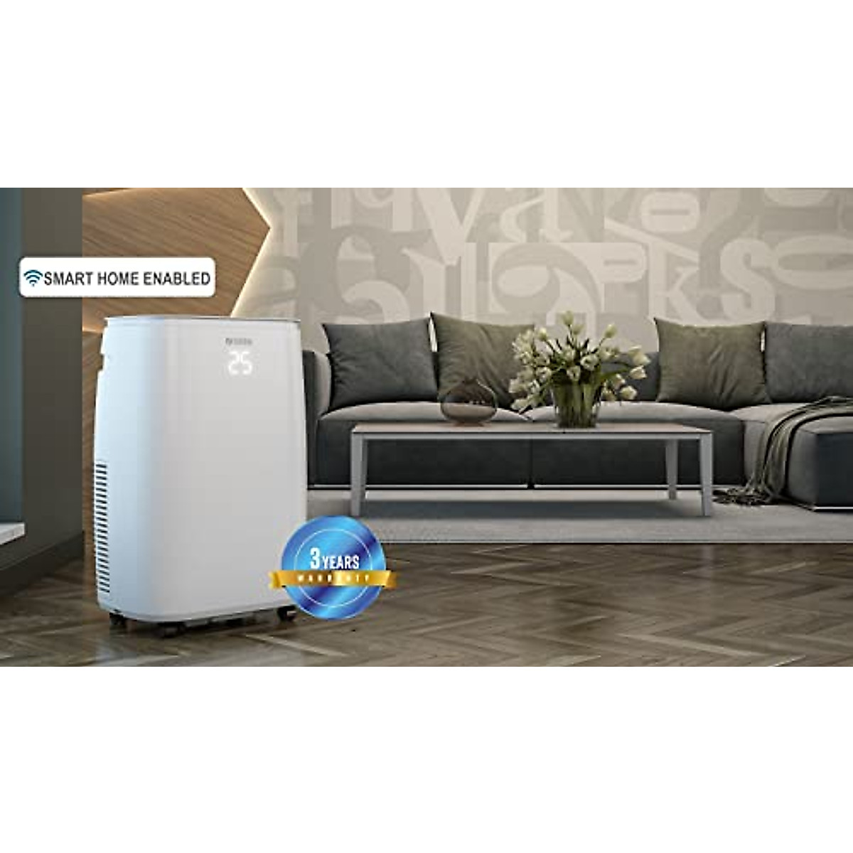 Dolceclima Fresco Smart WiFi Portable Air Conditioner by Olimpia Splendid - Efficient, Flexible Cooling Solution with Unique Italian Design, Environmentally Friendly - 12,000 BTU
