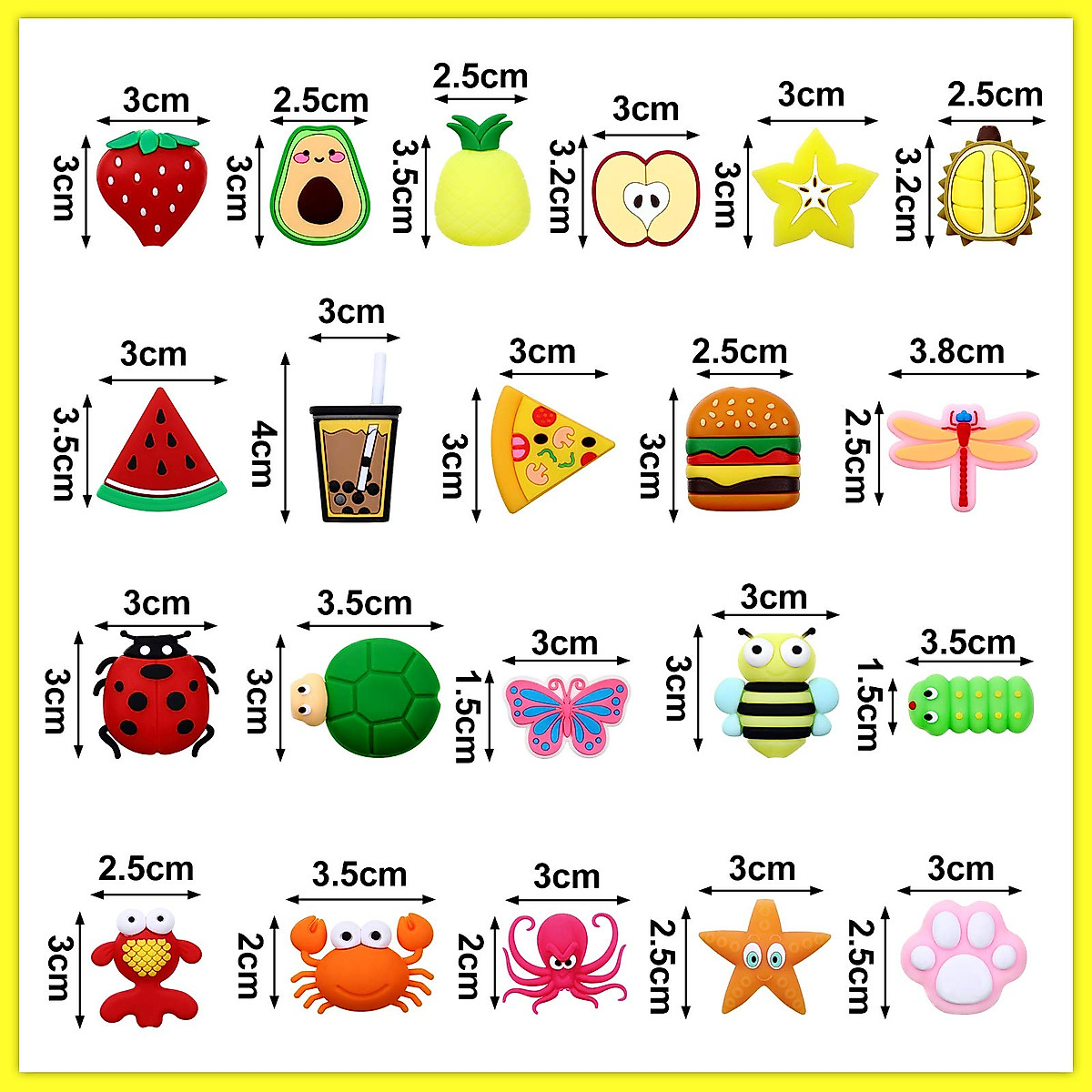 21 Pieces Cute Animal Cable Protector Charging Cable Protectors for USB Cable Fish Fruit Charging Cable Saver for Cellphone and Tablet Data Lines