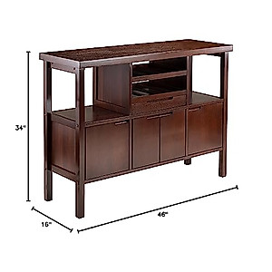 Winsome Diego Dining, Brown