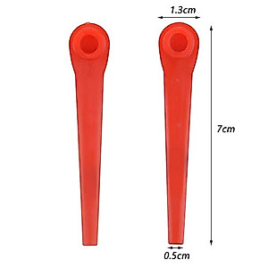 Plastic Tool Box 8841 Replacement for Garde. 20Pcs Service Plastic Long Grass Trim.mer Patio Lawn & Garden Metal Trim Removal Tool (As The Picture, One Size)