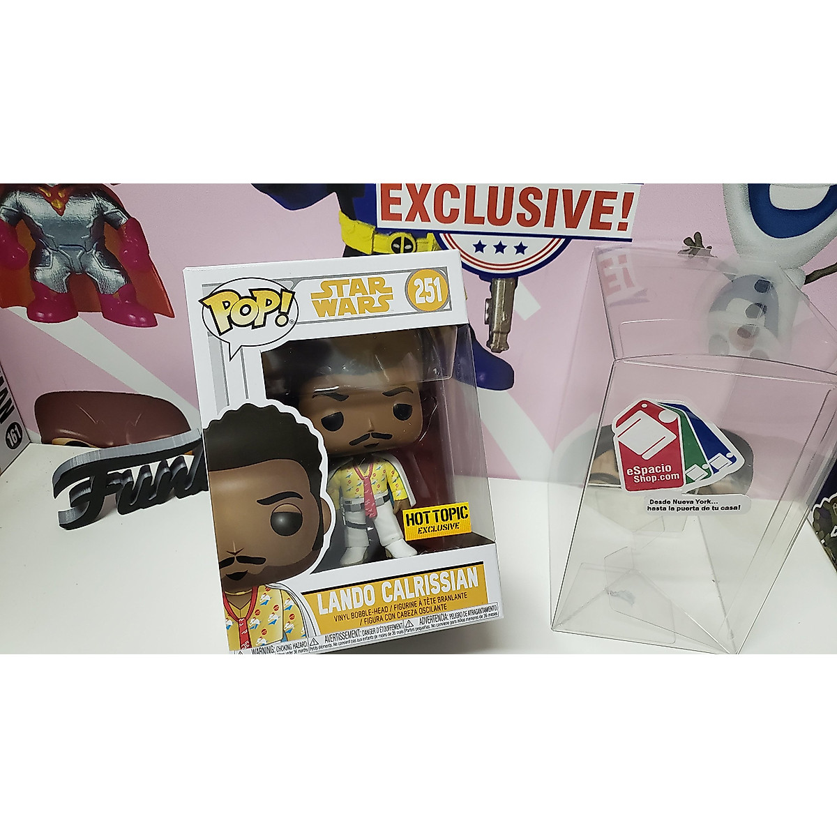 Solo A Star Wars Story Funko POP! Star Wars Lando Calrissian Exclusive Vinyl Bobble Head #251
