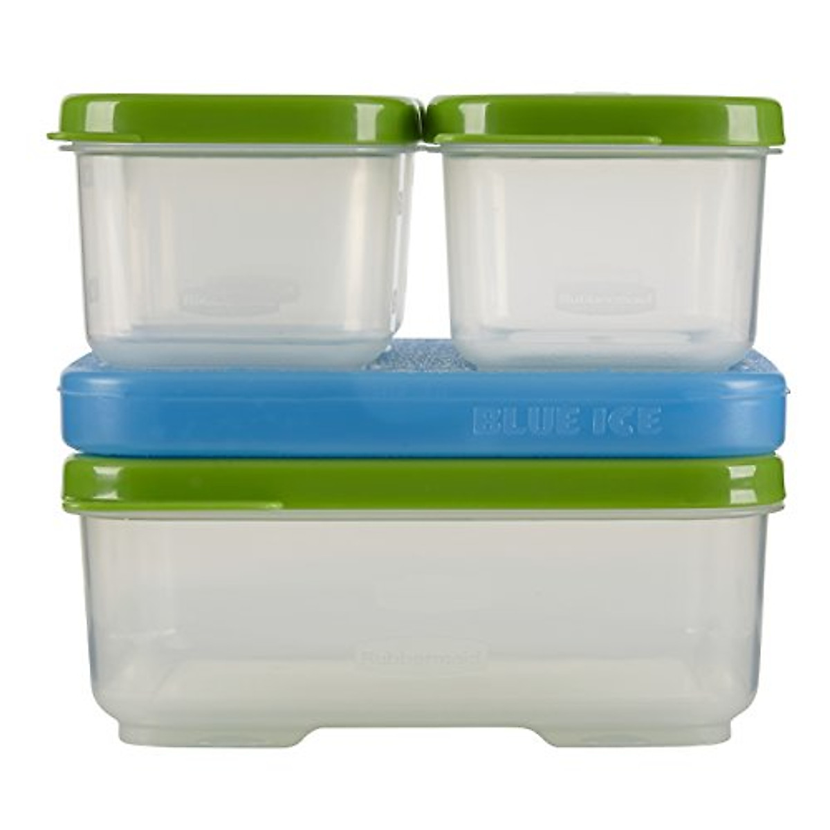 Rubbermaid LunchBlox Sandwich Kit, Green 1806231,Green, Blue