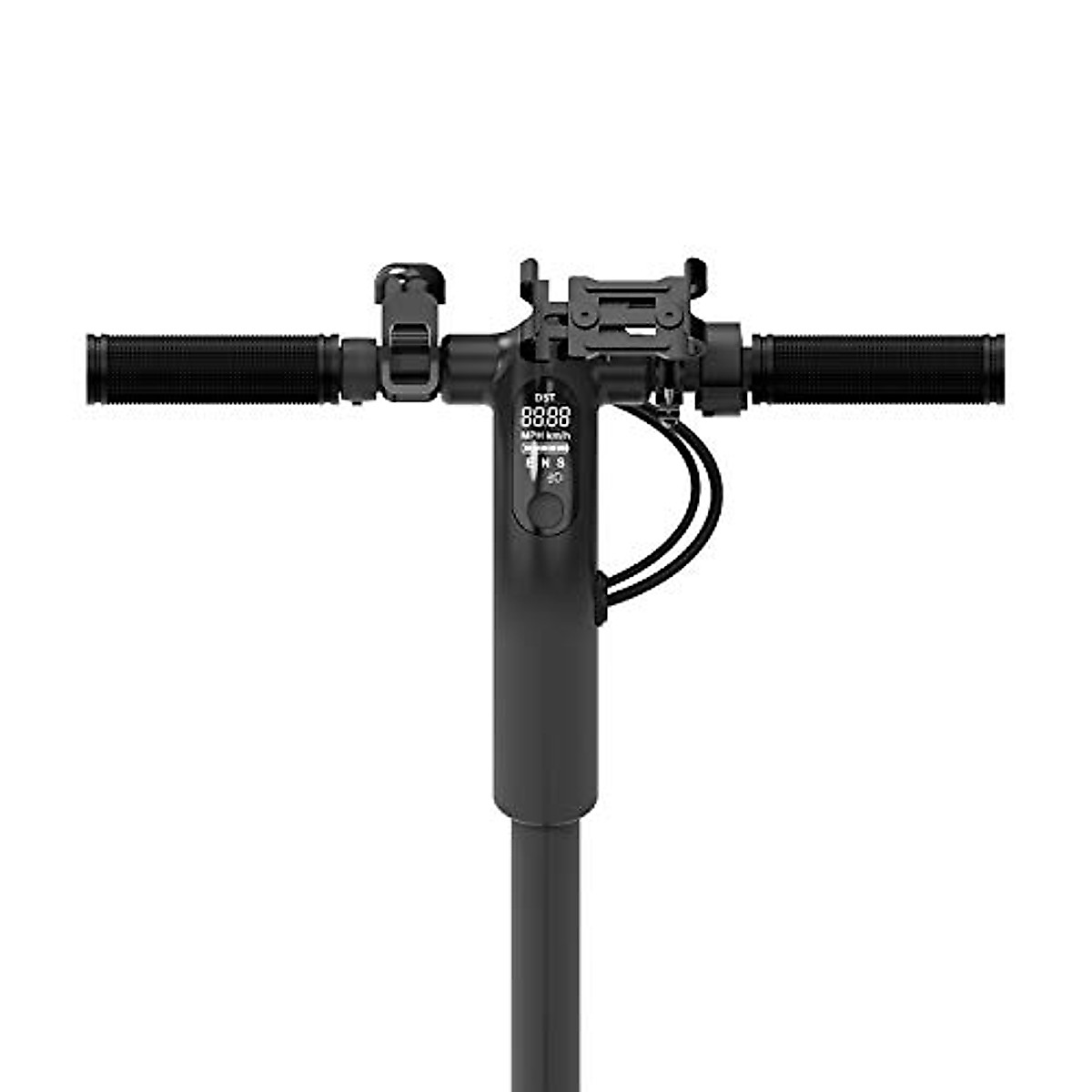 Jetson Eris Adult Electric Scooter - Includes Easy Folding Mechanism, LCD Display, Integrated Phone Holder, Reach Speeds up to 14 MPH, Range of up to 12 Miles, Ages 12+, Black, JERIS-BLK