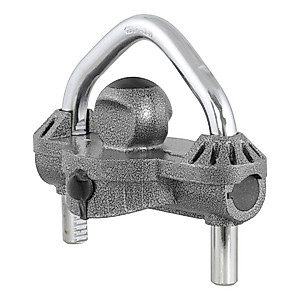 CURT 23659 Hammer-Tone Epoxy Steel Universal Trailer Tongue Lock