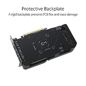 ASUS Dual GeForce RTX 4060 OC Edition 8GB GDDR6 (PCIe 4.0, 8GB GDDR6, DLSS 3, HDMI 2.1a, DisplayPort 1.4a, 2.5-slot design, Axial-tech fan design, 0dB technology, and more)