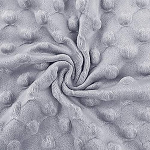 BlueSnail Super Soft Stretchy Fitted Crib Bed Sheet for Standard Crib and Toddler Mattress (Gray)