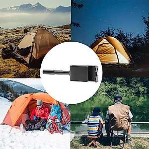 wxxjn Ice Anchor Drill Adapter, Quickly Screw Nails into Ice Fishing Tent Ice Shed Accessories Shed Pegs Tent Holder Accessories