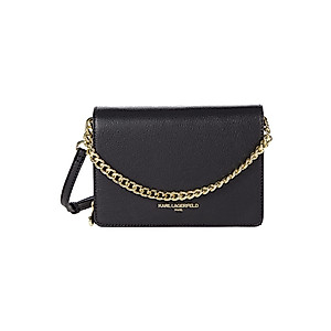 Karl Lagerfeld Paris Simone Crossbody Black/Gold One Size