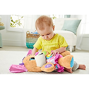 Fisher-Price Laugh & Learn Baby & Toddler Toy Smart Stages Sis Interactive Plush Dog With Music Lights & Learning Content For Ages 6+ Months