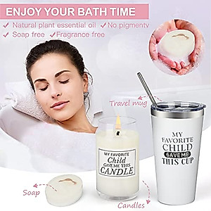 Mothers Day Gifts for Mom, Birthday Gifts Set for Mom, Personalized Spa Body Relaxing Lavender Gifts Basket, Mothers Day Gifts From Daughter, Son, Bonus Mom- Care Gifts Ideas for Mom