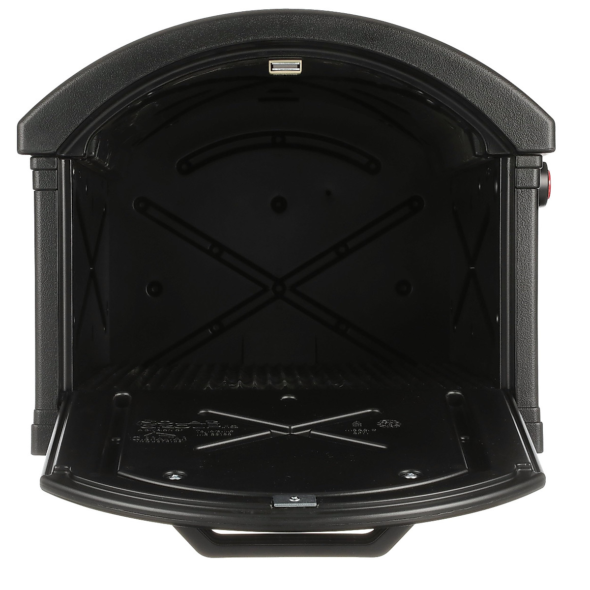 ARCHITECTURAL MAILBOXES Grand Haven Plastic, Mailbox and Post Kit, Black Extra Large