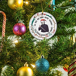 YANBI Halloween Ornament - Horror Themed Ceramic Ornament for Christmas, Halloween Decorations