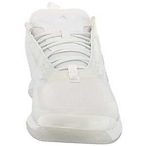 adidas Women's Avacourt Tennis Shoe, White/White/Silver Metallic, 7