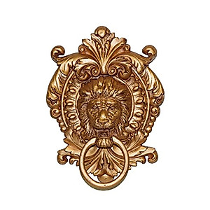 Hickory Manor House Lion Medallion Plaque Towel Holder/Baroque