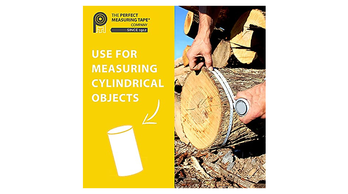 Perfect Pi Diameter Circumference Tape Measure - 12ft