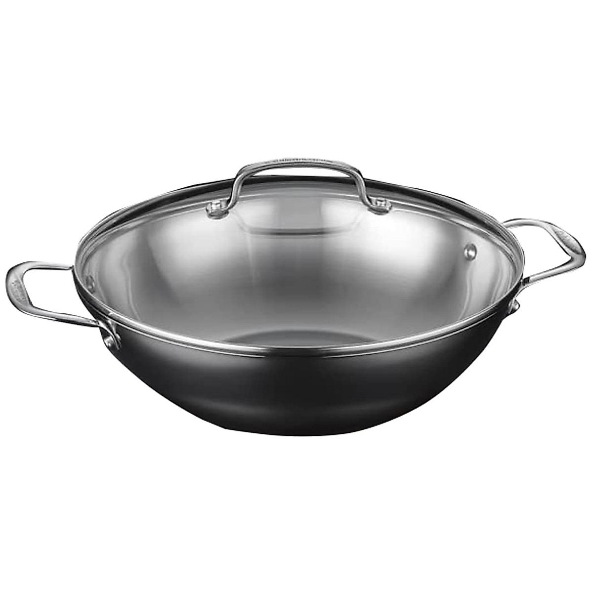 Cuisinart Stainless Steel Stir Fry & Wok Pan with Cover, 12 Inch, 726-30SD
