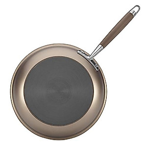 Anolon Advanced Hard Anodized Nonstick Fry Pan/Skillet, 8 Inch, Brown Umber