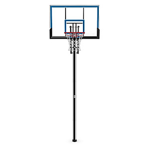 Spalding 48" Shatter-Proof Polycarbonate Pro Glide® In-Ground Basketball Hoop
