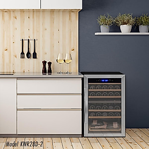 Allavino KWR33S-1SR Wine Refrigerator, 33 Bottle, Stainless Steel