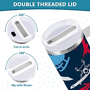 ARGTILDN 40 oz Tumbler Planes Helicopter Insulated Travel Mug with Handle and Straw Lid Stainless Steel Vacuum Coffee Cup Tea Beverage Container Water Bottles for Car Sports office