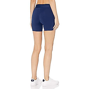 adidas Women's Alphaskin Volleyball 4-Inch Short Tights Team Navy Blue/White M4