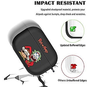 JoySolar for AirPod Pro 2019/Pro 2 Gen 2022 IMD Hard Case Character Funny Cool Kawaii Cartoon Cute Chic Aesthetic for AirPods Pro Air Pods Cover Cases Skin for Boys Girls Youth Teen(Grimace Rike)