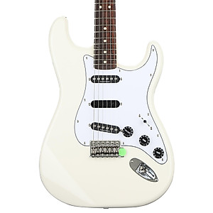 Fender Ritchie Blackmore Stratocaster, Scalloped Rosewood Fretboard - Olympic White