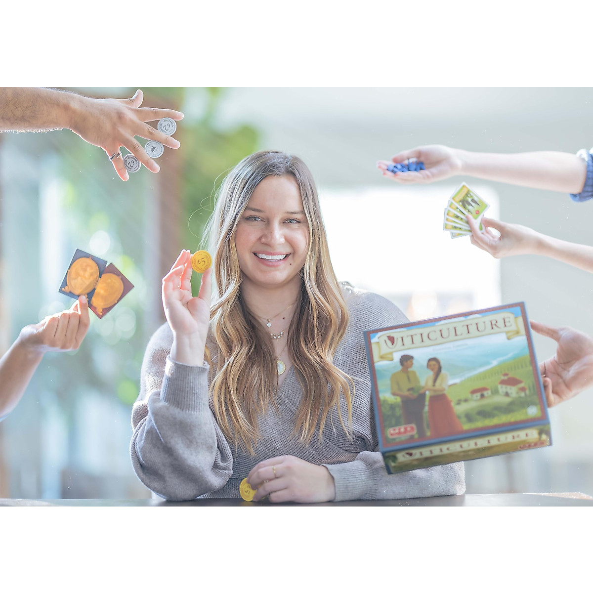 Stonemaier Games: Viticulture Essential Edition (Base Game) | Create The Most Prosperous Tuscan Vineyard | Wine Themed Strategy Board Game for Adults and Family | 1-6 Players, 90 Mins, Ages 14+