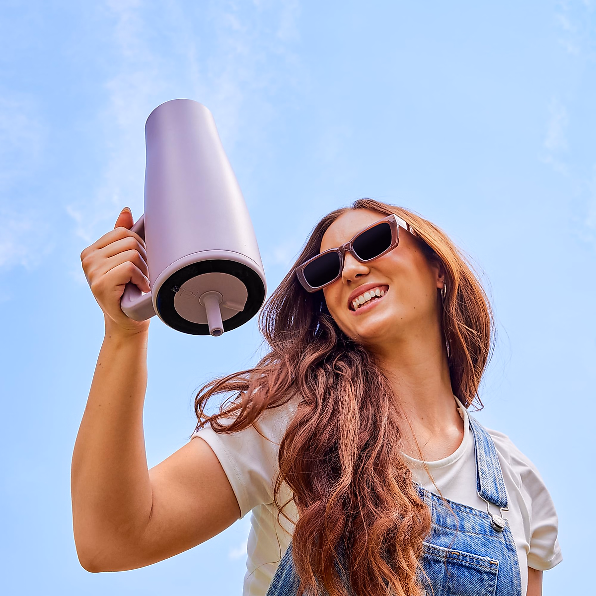 BrüMate Era 40 oz Tumbler with Handle and Straw | 100% Leakproof Insulated Tumbler with Lid and Straw | Made of Stainless Steel | Cup Holder Friendly Base | 40oz (Blue Agave)