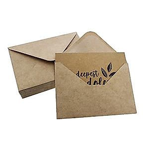 Juvale Kraft Paper Blank Sympathy Cards with Envelopes, 6 Designs (4 x 6 In, 72 Pack)
