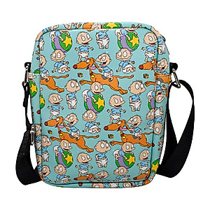 Nickelodeon Bag, Crossbody, Rugrats, Tommy Pickles & Spike Poses, Vegan Leather