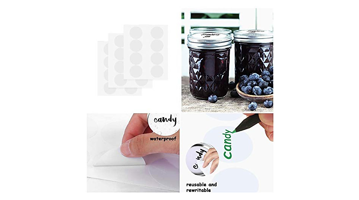 SPANLA 8 oz Mason Jars - Perfect for Gifts & Storage