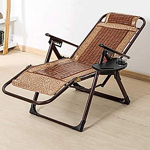 LLLY Office Folding Recliner Siesta Siesta Balcony Chair Folding Chair Adult Summer Cool Chair Recliner