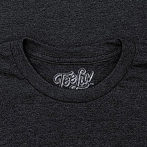 Tee Luv Men's Pontiac Firebird Graphic T-Shirt (Charcoal Heather) (XL)