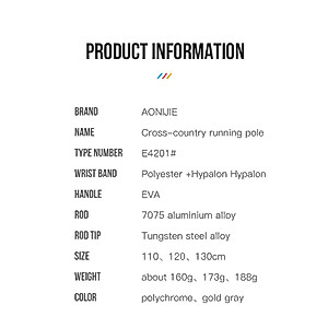 AONIJIE 2 PCS Walking Sticks Folding Z Trekking Poles with EVA Grip, Quick Lock, Shock Absorbent, Lightweight (Gold-110cm)