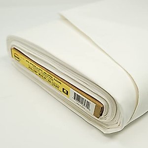 Roc-Lon 107/108 100% Cotton Bleached Ava-Lon Permanent Press, Cut by Yard, White