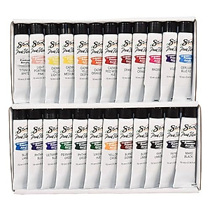 Paint Acrylic 0.34 OZ Tube SAX True Flow Set of 24