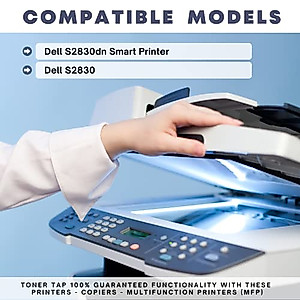 Toner Tap HIGH Yield for Dell S2830dn Smart Printer (2-Pack Bundle) GGCTW CH00D 593-BBYP Compatible Replacement Cartridge