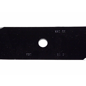 USA Mower Blades (6 MB022BP Toothed High-Lift for Bad Boy 038000300 Jacobsen 390665 Length 18 in. Width 2-1/2 in. Thickness .203 in. Center Hole 5/8 in. 36 in. 52 in. 54 in. Deck