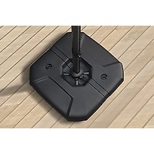 PURPLE LEAF Patio Umbrella Base Water & Sand Filled Weighted Base Outdoor Umbrella Base for Cantilever Offset Patio Umbrella, 300 Lbs