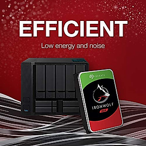 Seagate IronWolf 12TB NAS Internal Hard Drive HDD – CMR 3.5 Inch SATA 6Gb/s 7200 RPM 256MB Cache for RAID Network Attached Storage – Frustration Free Packaging (ST12000VN0008)