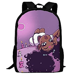 nrseag African American Girl Backpack Black Girl Backpack African Kids Cute Black Girl Bookbag for School Kids Teen Girls