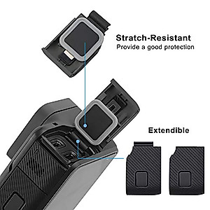 GOHIGH Replacement Side Door for GoPro Hero 6/5 Black,USB-C HDMI Cover Repair Part Battery Door Protective Charging Port Repair Part Action Camera Accessories