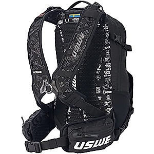 USWE 25l Backpack, Carbon Black, Torso Size: 17-22" (43-55cm)