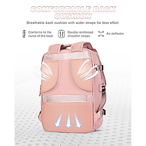 Carry On Backpack For Women Men Airline Approved Personal Item Bag For Airlines Gym Bag For Women Men With Shoe Compartment Backpack For Traveling On Airplane Waterproof Backpack Travel Essentials